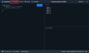 DartPadを使ってDartを勉強する【環境構築不要】 | カワズの寝床